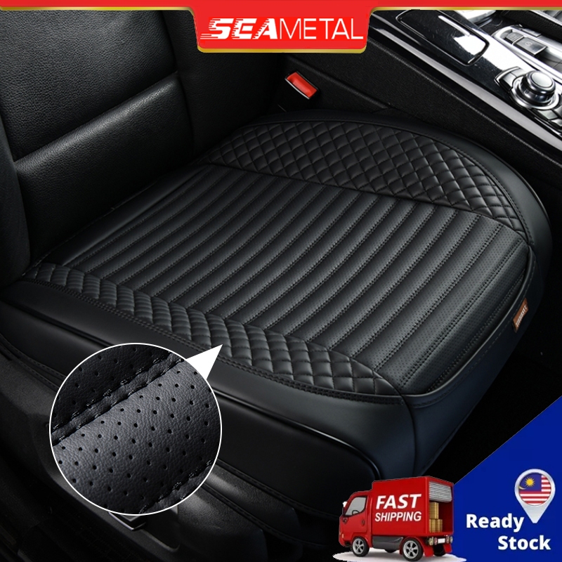 Seametal Nappa Leather Car Seat Cover Soft Universal Auto Seat Pad
