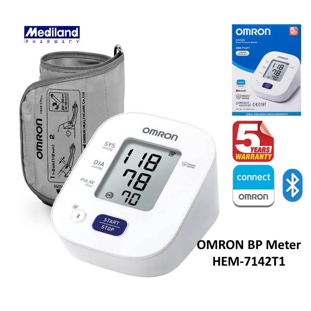 Omron BP Monitor HEM-7142T1 | Shopee Malaysia