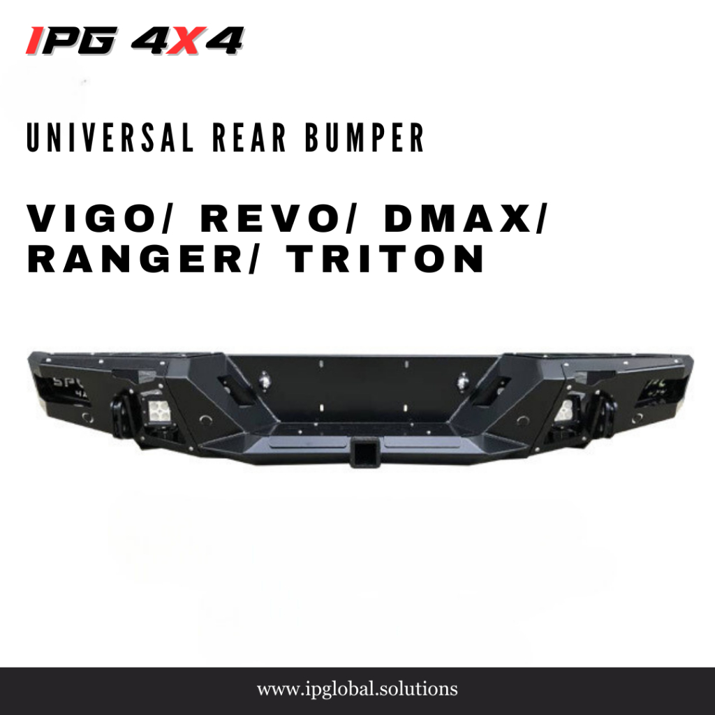 Vigo Revo Dmax Ranger Triton 4X4 Universal Rear Bumper Steel Bumper ...