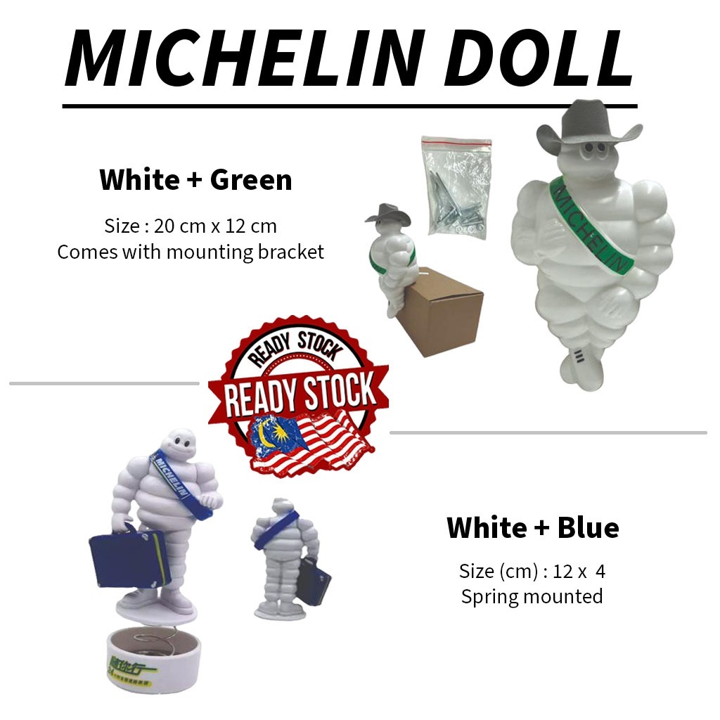 Michelin Doll with spring or Topi Kelabu mounting bracket anak patung ...