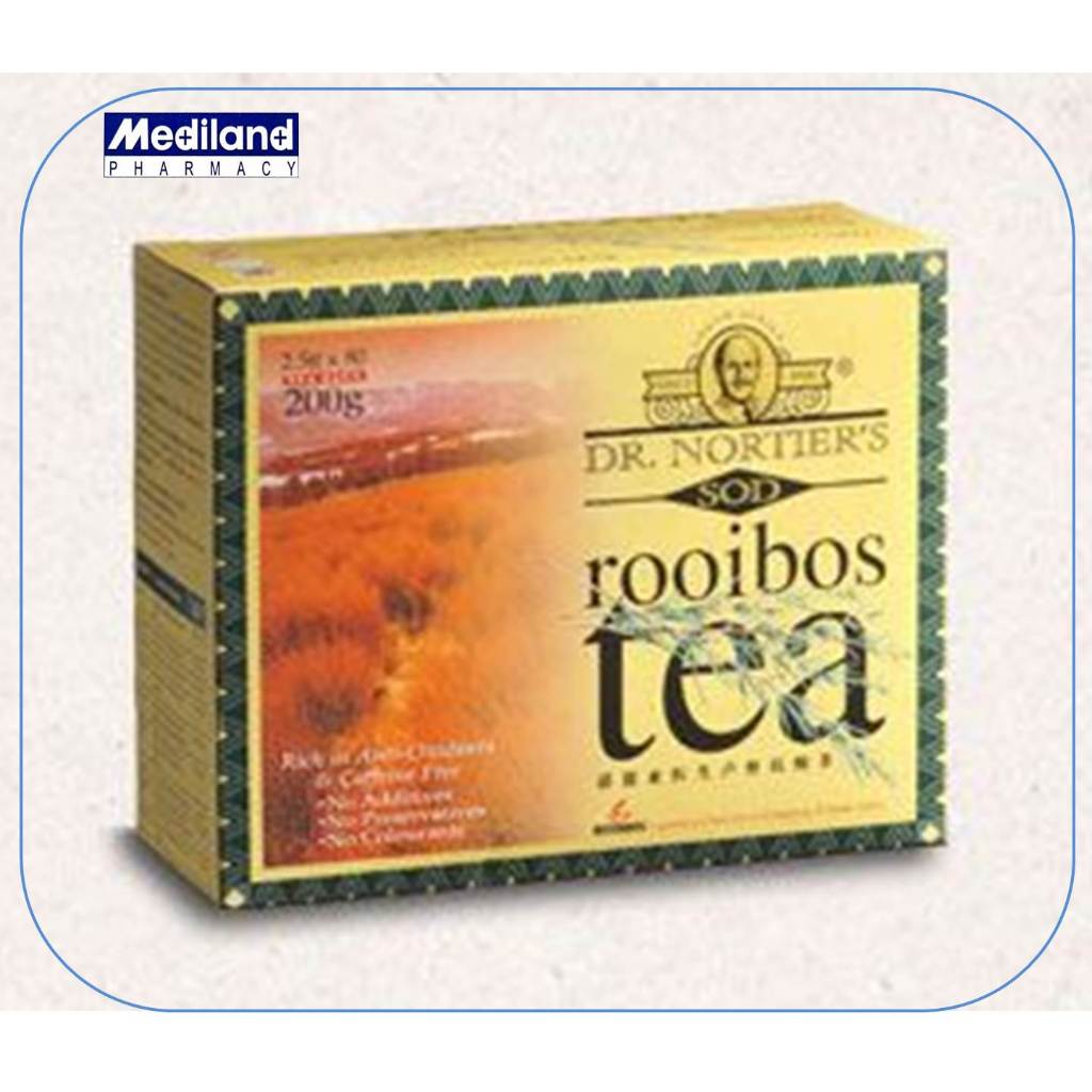 Dr. Nortier's Rooibos Tea 80's Tea Bags | Shopee Malaysia