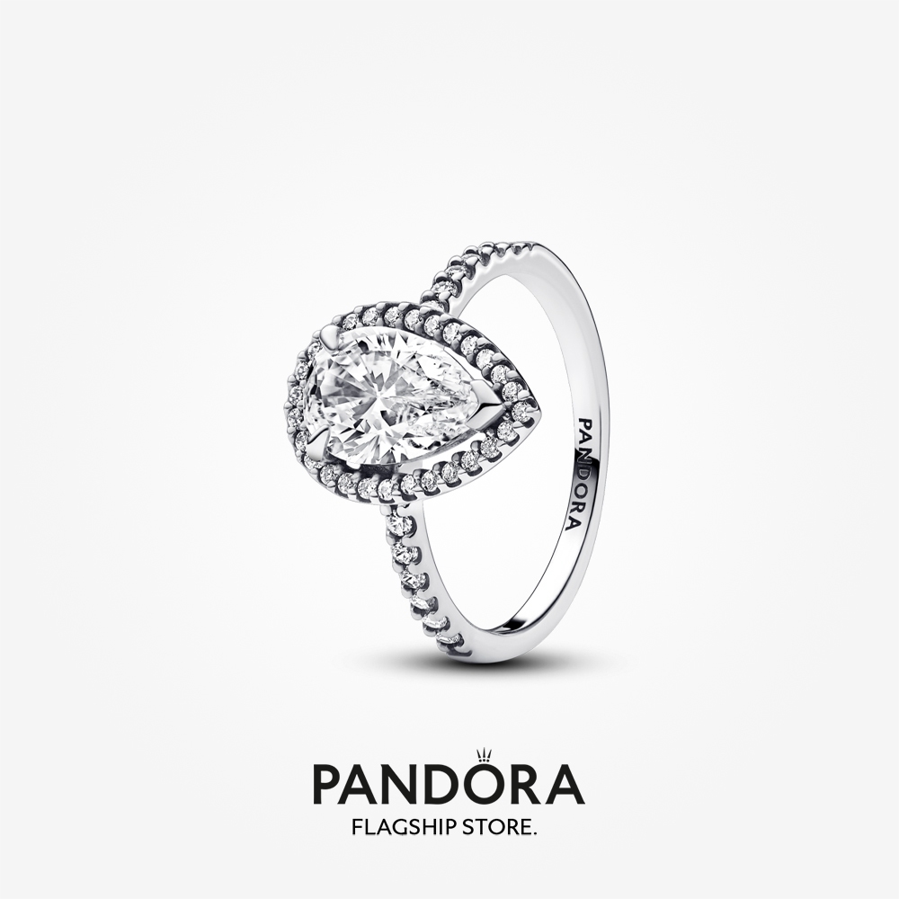 Pandora Sparkling Pear Halo Ring | Shopee Malaysia