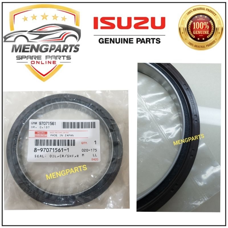 ISUZU NHR TROPPER D MAX 4JA1 4JB1 4JH1 4JK1 4JJ1 OIL SEAL FLYWHEEL USE ...