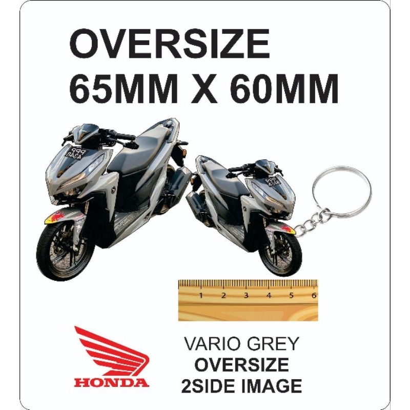 Vario grey custom 2d keychain Vario kelabu | Shopee Malaysia