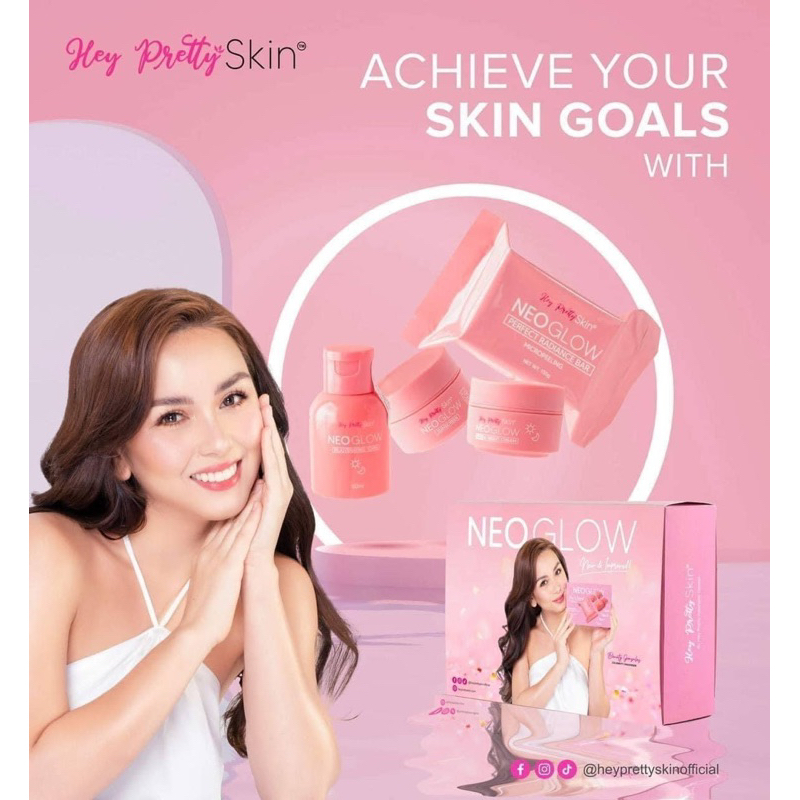 neo glow hey pretty skin original | Shopee Malaysia