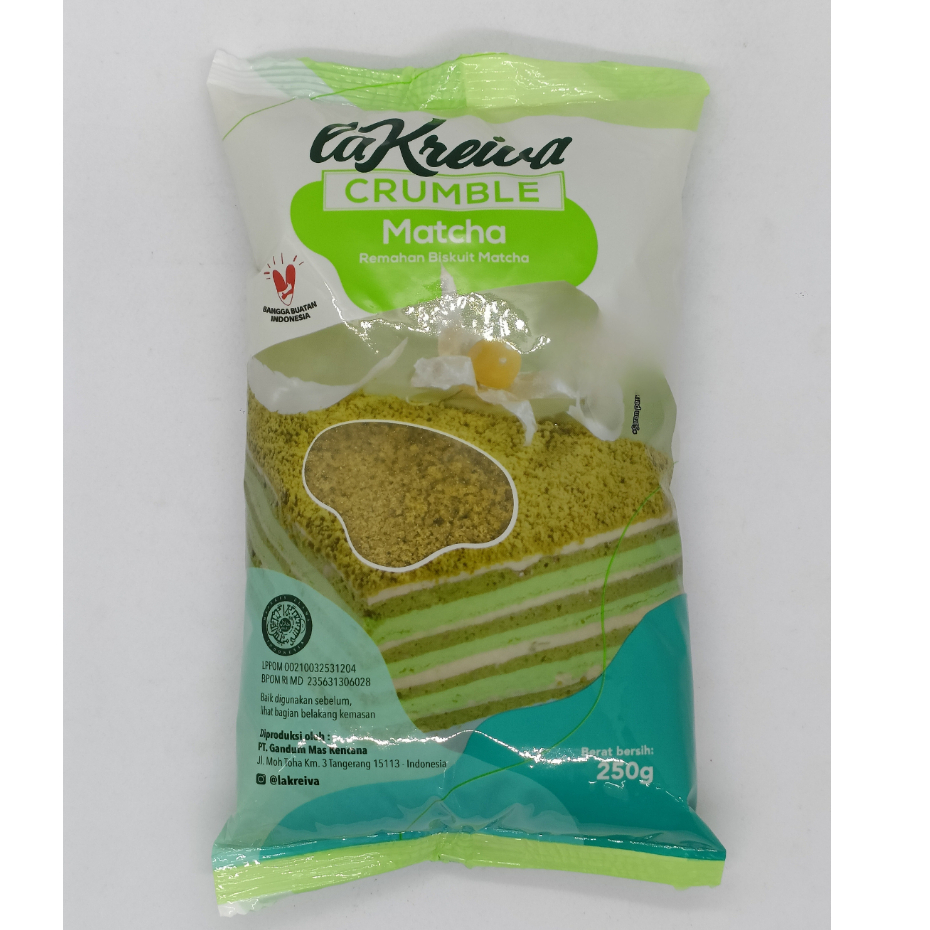 La Kreiva Green Tea Matcha Crumble /La Kreiva Chocolate Crumble ...