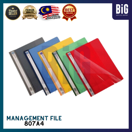 【READY STOCK | 100% QUALITY】A4 MANAGEMENT FILE | MANAGEMENT FILE 807A ...