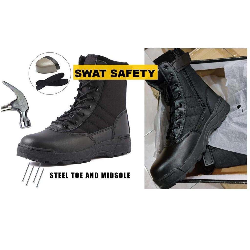 KASUT OPERASI SWAT TACTICAL BOOTS | Shopee Malaysia