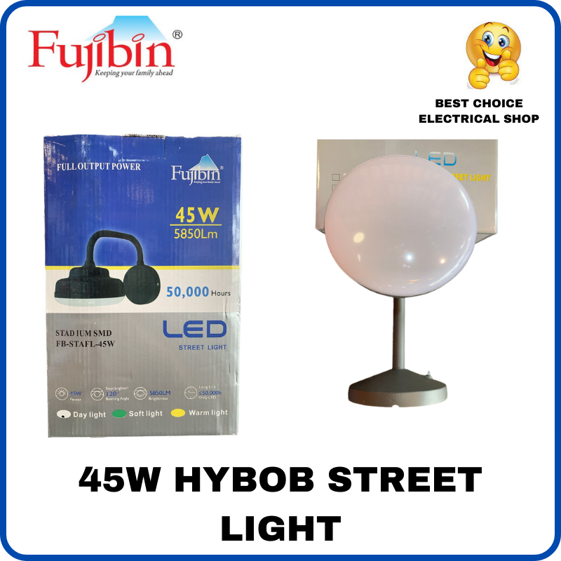 Fujibin Led Hybob Street Light 25W / 45w (Daylight/ Warm White ...