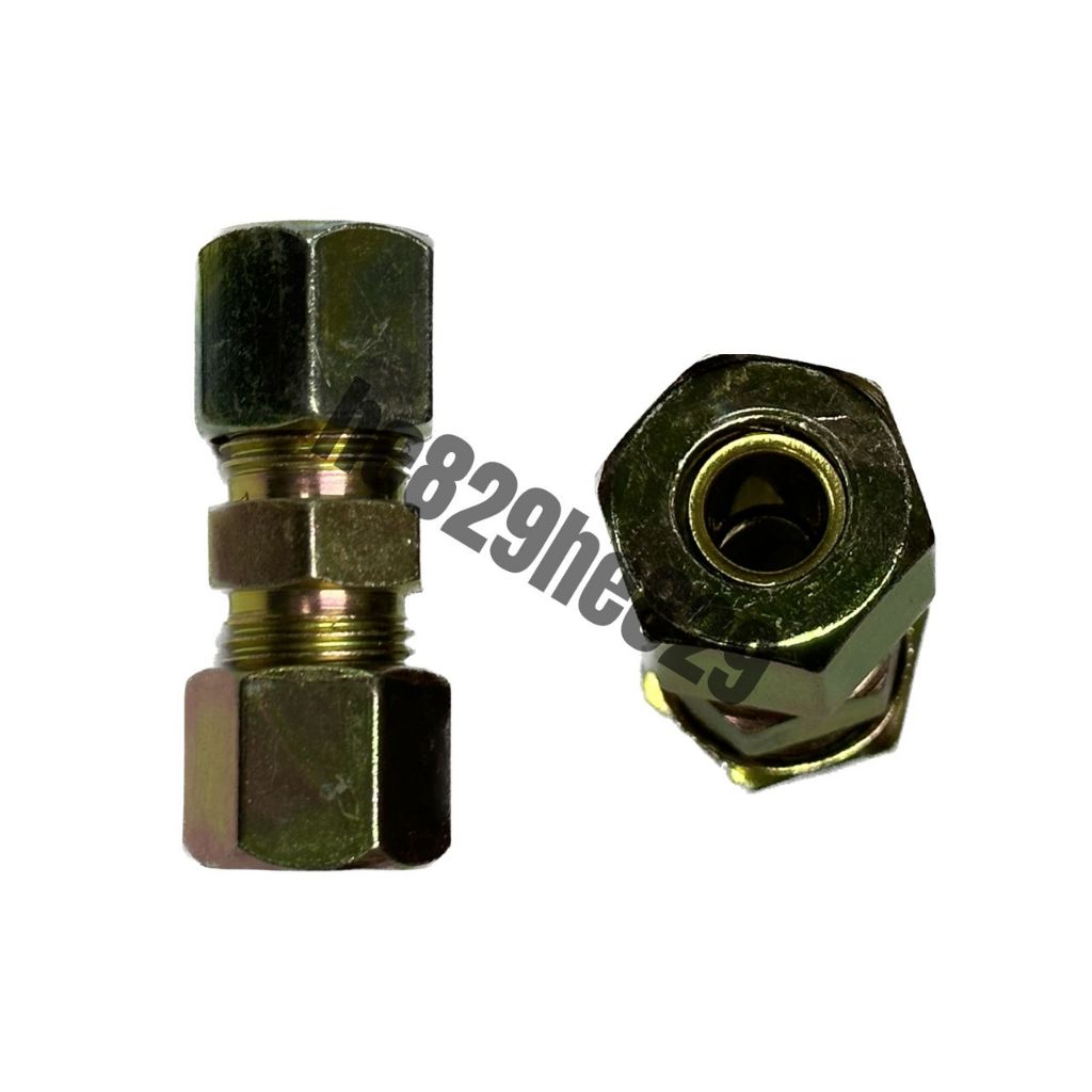 Brass Fitting (MM Size) Double Union M4 M6 M8 M10 M12 Copper Pipe ...