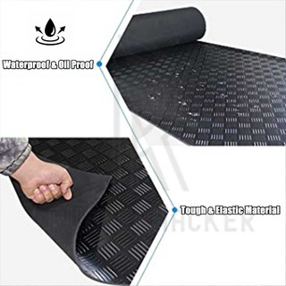 Rubber Checker Floor Mat 4.5mm Thick 1.2m Width Various Sizes Anti slip ...