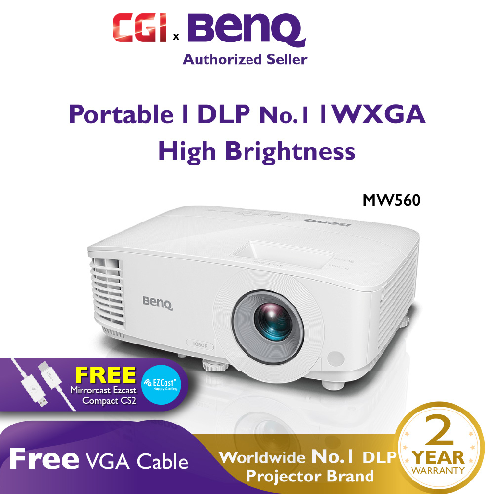 BenQ MW560 4000lms WXGA Meeting Room Projector | Shopee Malaysia