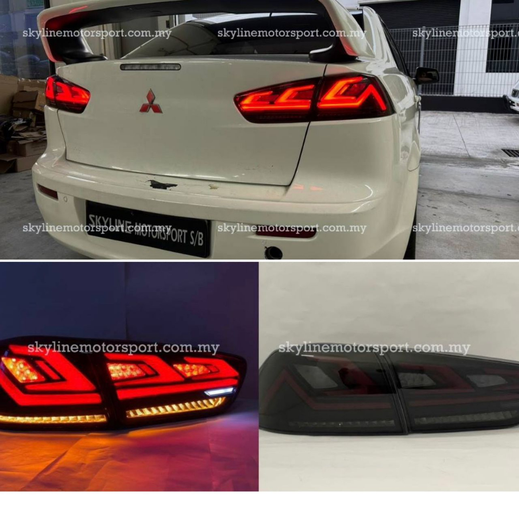 Mitsubishi Lancer Proton Inspira Led Tail Lamp Bar Smoke V3 | Shopee ...