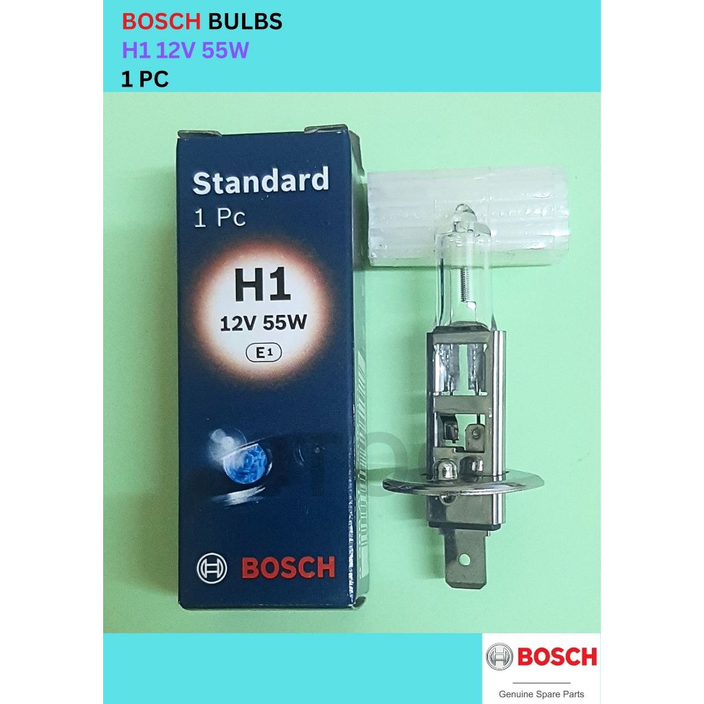 100% GENUINE BOSCH BULB >>> H1 12V 55W ( Made in Korea ) | Shopee Malaysia