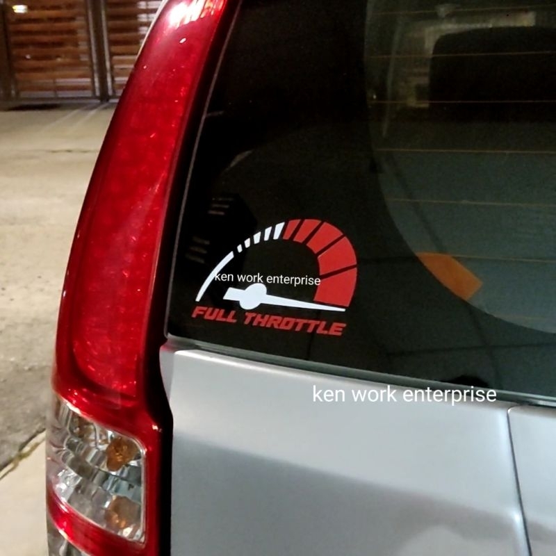 sticker full throttle speed meter | Shopee Malaysia
