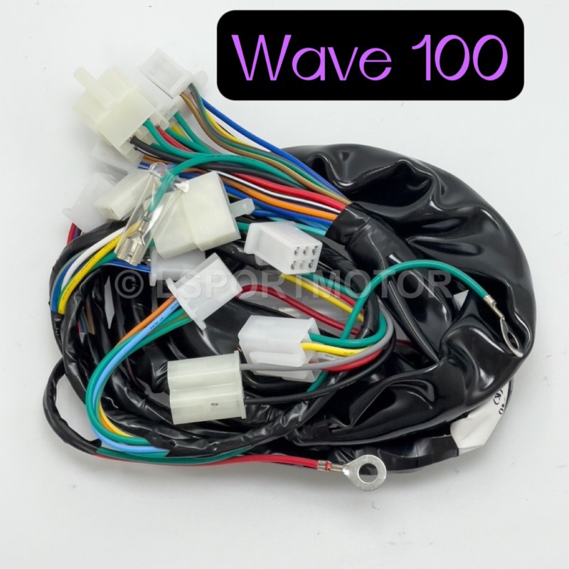 HONDA WAVE100 WIRING SET (KICK) HARDNESS HARNESS WAYARING WAYERING WIRE ...