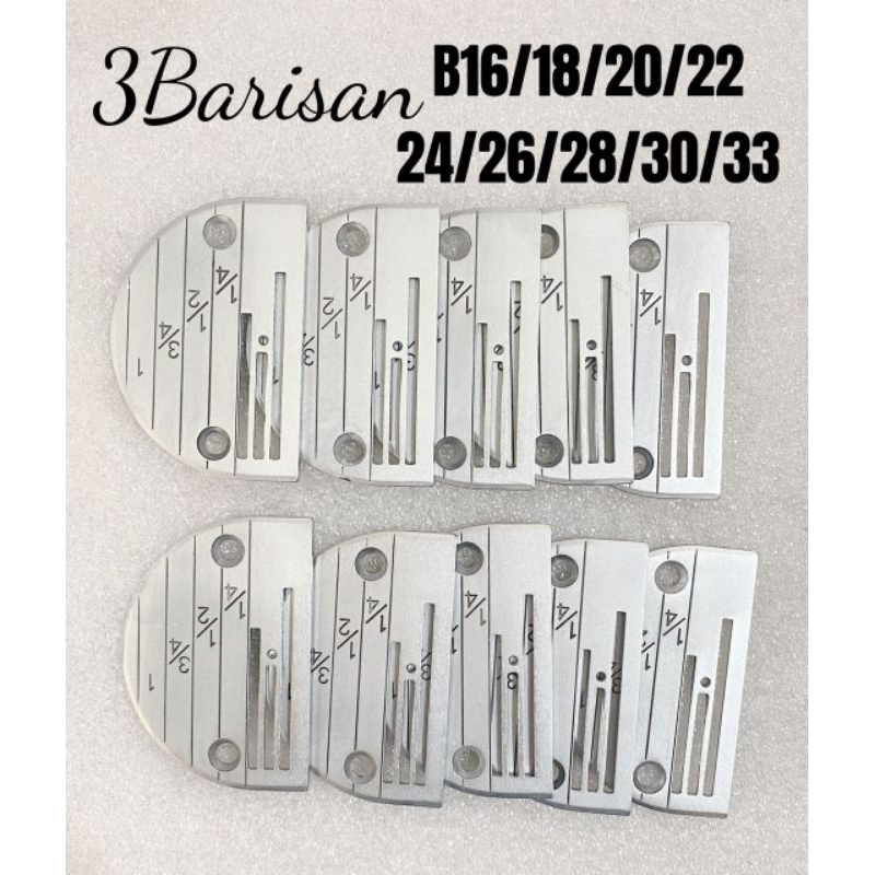 Needle Plate for lockstitch machine(B16/18/20/22/24/26/28/30/33)3 ...