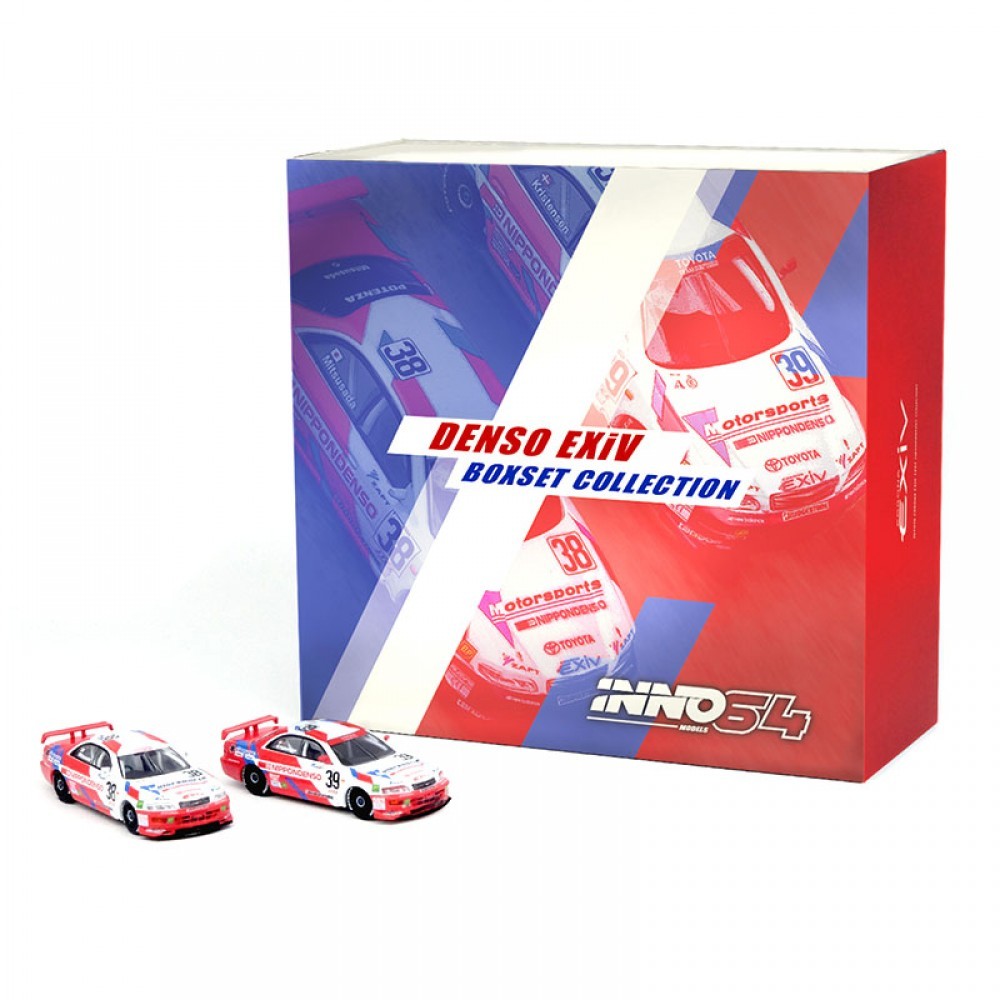 Inno-Models INNO64 1/64 Toyota Corona EXiV - No.38 & No.39 "Team Cerumo" - JTCC 1995 (BOX SET ...