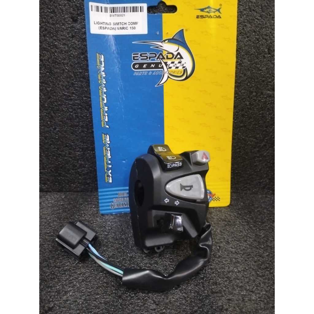 DOUBLE SIGNAL SWITCH ESPADA/LIGHT SWITCH COMP FOR HONDA VARIO-150 ...