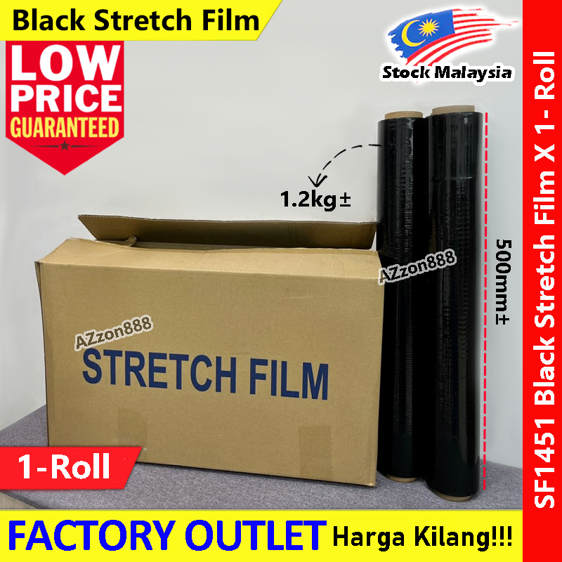 Black Stretch Film Plastic Wrapping Plastic Wrap Plastic Film Cling ...