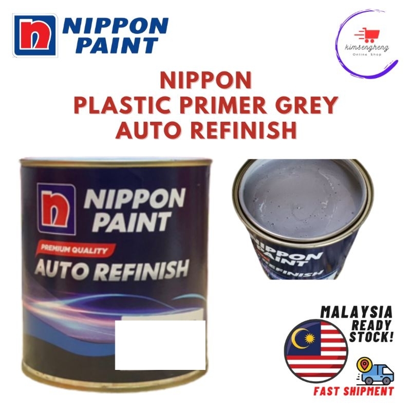 Nippon Paint Plastic Primer Grey Auto Refinish 1L | Shopee Malaysia