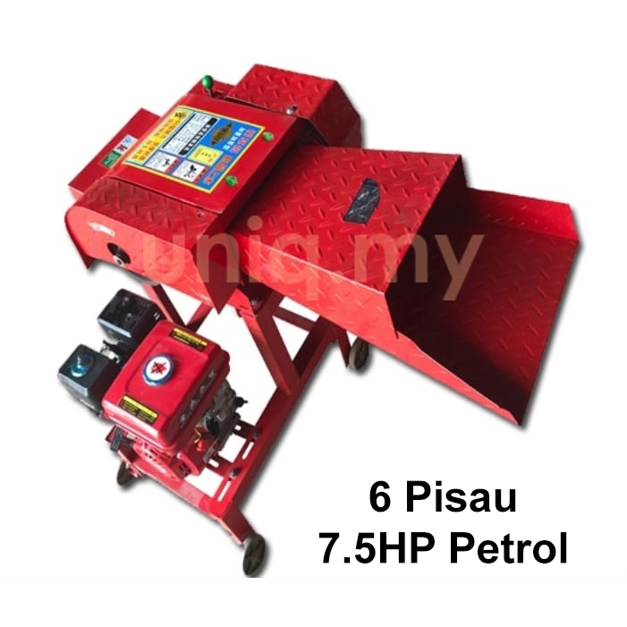 (Petrol / Electric) Mesin Chopper Silaj Rumput Napier Grass Shredder ...