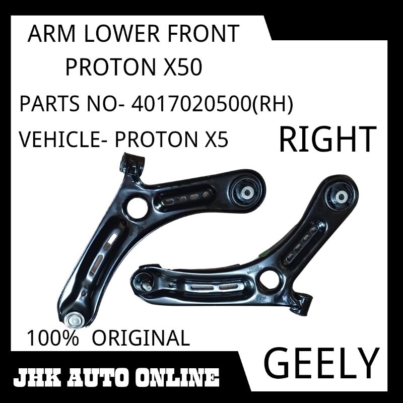 4017020500 ARM LOWER FRONT RIGHT PROTON X50 100% NEW ORIGINAL GEELY ...