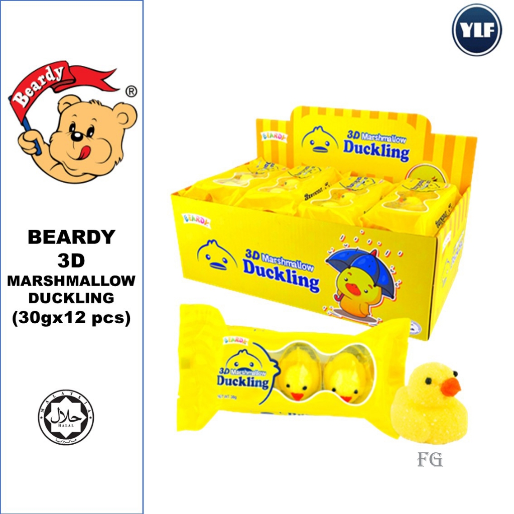 BEARDY 3D MARSHMALLOW DUCKLING (30gx12pcs) | Shopee Malaysia