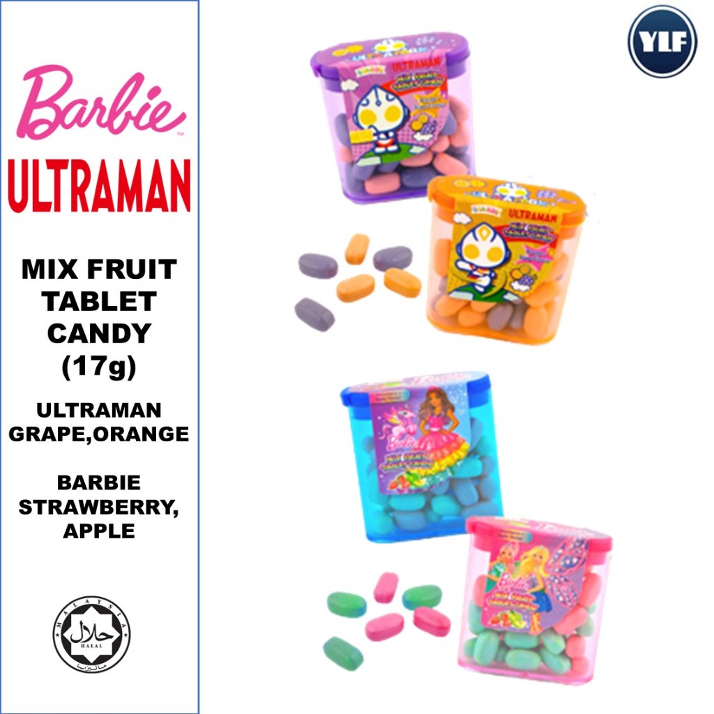 BEARDY MIX FRUIT TABLET CANDY (17g) | Shopee Malaysia
