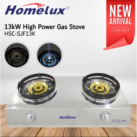 Homelux Double Burner Commercial S/Steel High Power HSC-SJF13K /Super ...