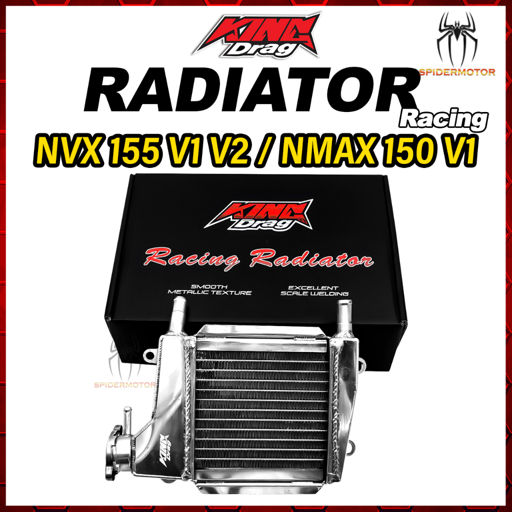 RACING RADIATOR BESAR NVX 155 / NVX155 KINGDRAG KING DRAG BESAR / BIG ...