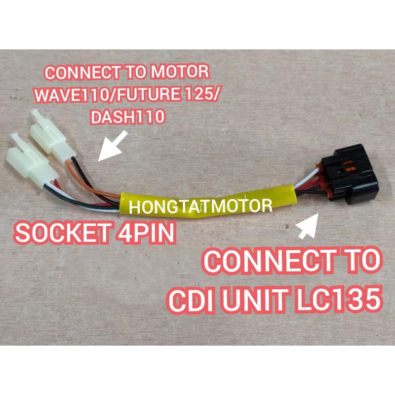 CDI CONVERTER SOCKET - LC 135 > PNP > WAVE 110 DASH 110/ FUTURE 125 ...