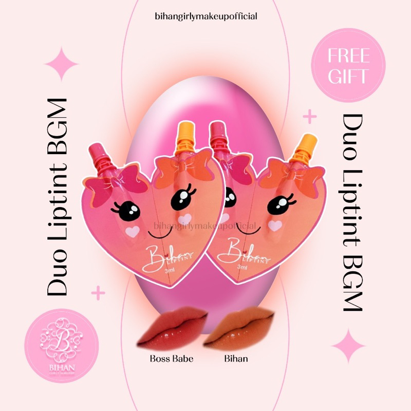 OMBRE LIPS 2.0 KOREAN BY BIHAN GIRLY MAKEUP 2023/DUO LIPTINT BIHAN ...