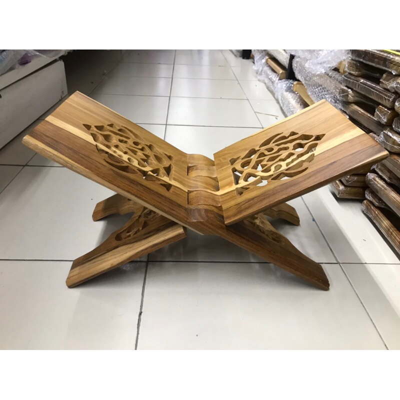 Rehal Kayu Ukir Jati Gred A PERCUMA PENUNJUK KAYU | Shopee Malaysia