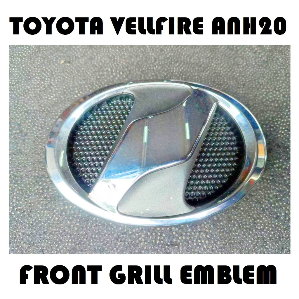 🇯🇵🇯🇵 Logo Emblem Front Grille Ori Toyota Vellfire 2008-2011 ANH20 75301 ...