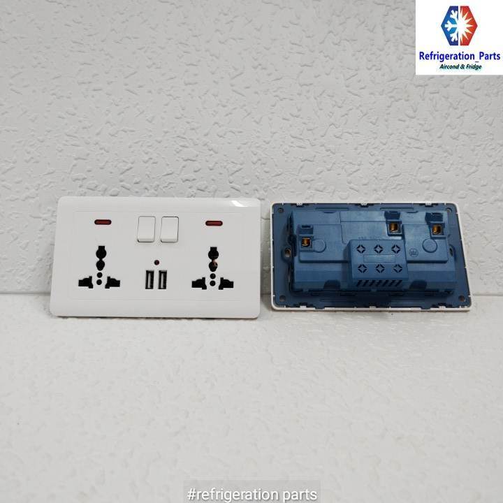 CZ putih suis soket 10a 13a 15a 20a aircond suis heater soket palam lampu kipas 白色插座开关 white ...