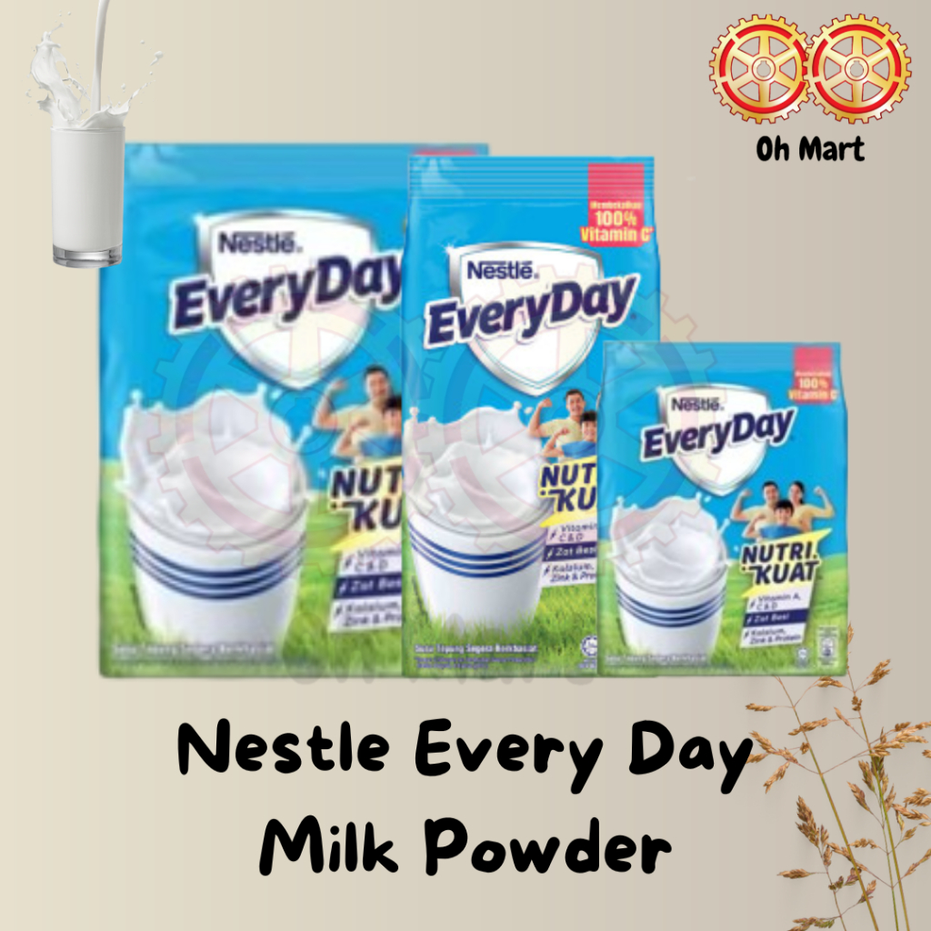 Nestle Everyday Milk Powder 800g/500g/250g | Shopee Malaysia