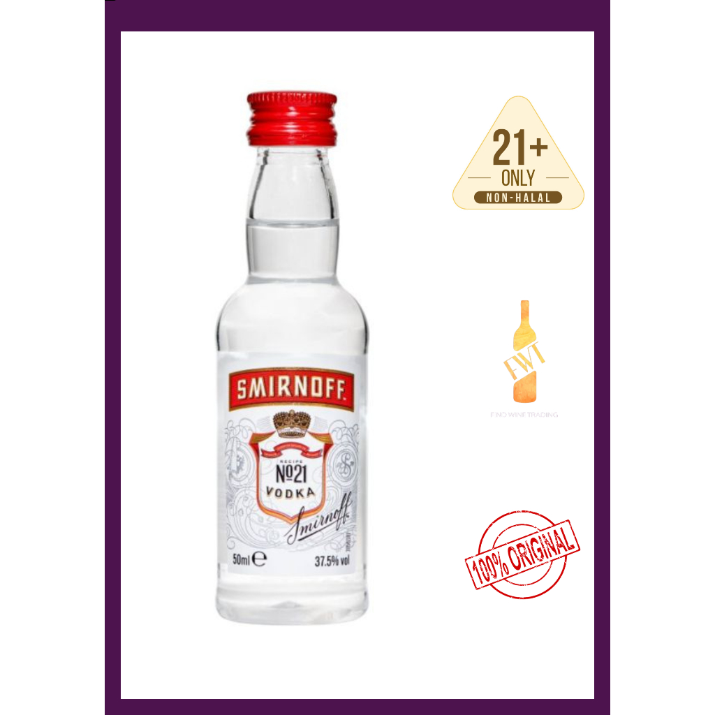 Smirnoff Red Vodka Miniature 50ml PET BTL | Shopee Malaysia