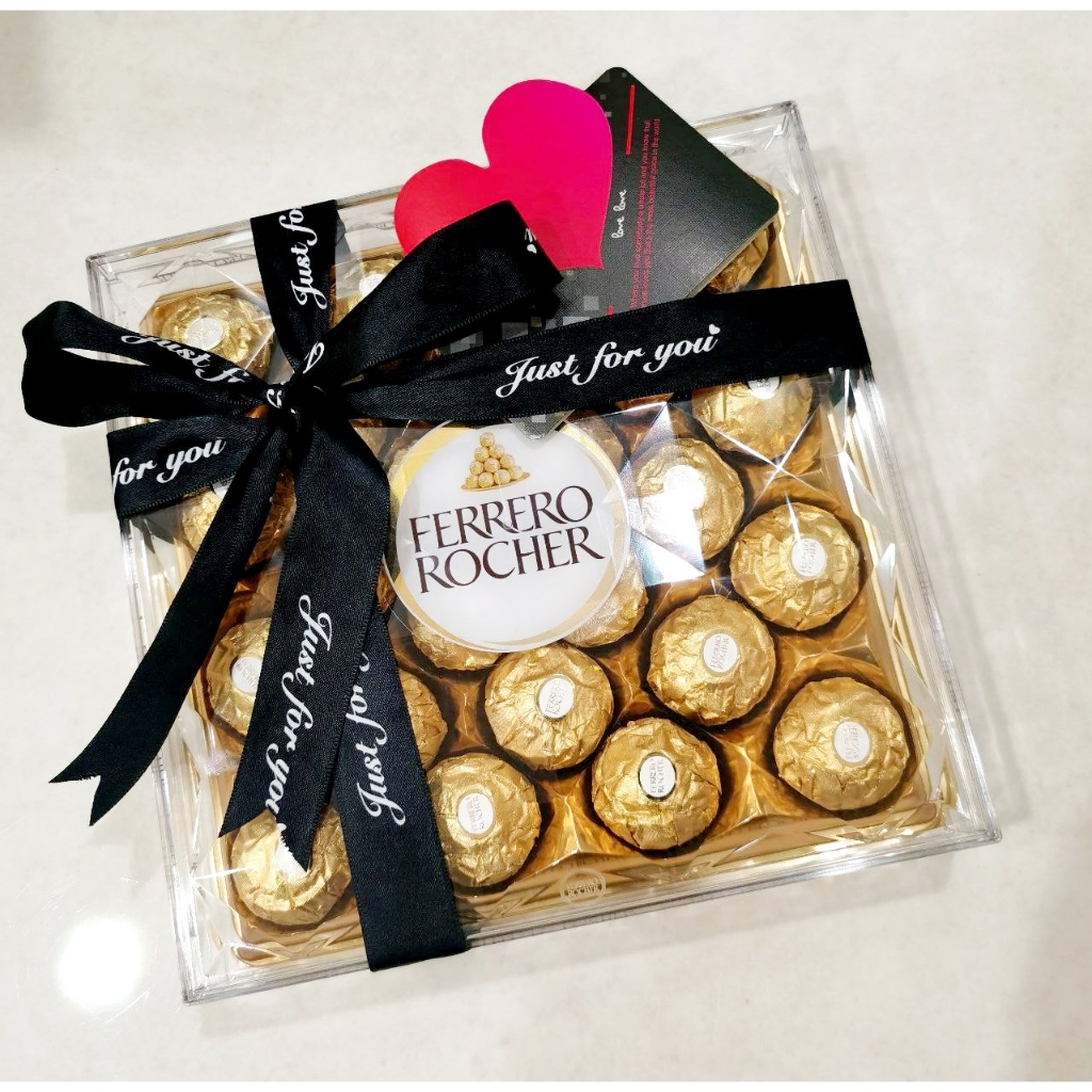 🔥Ferrero Rocher🔥Ferrero Rocher T24 Gift Box Wishing card Valentine ...