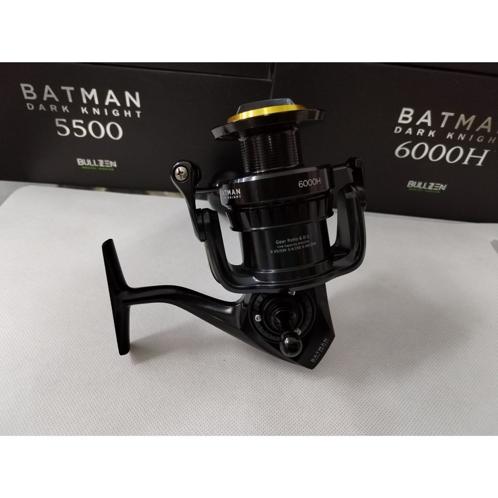 2022 Bullzen Batman Dark Knight Limited Edition SW Spinning Reel 1 Year ...