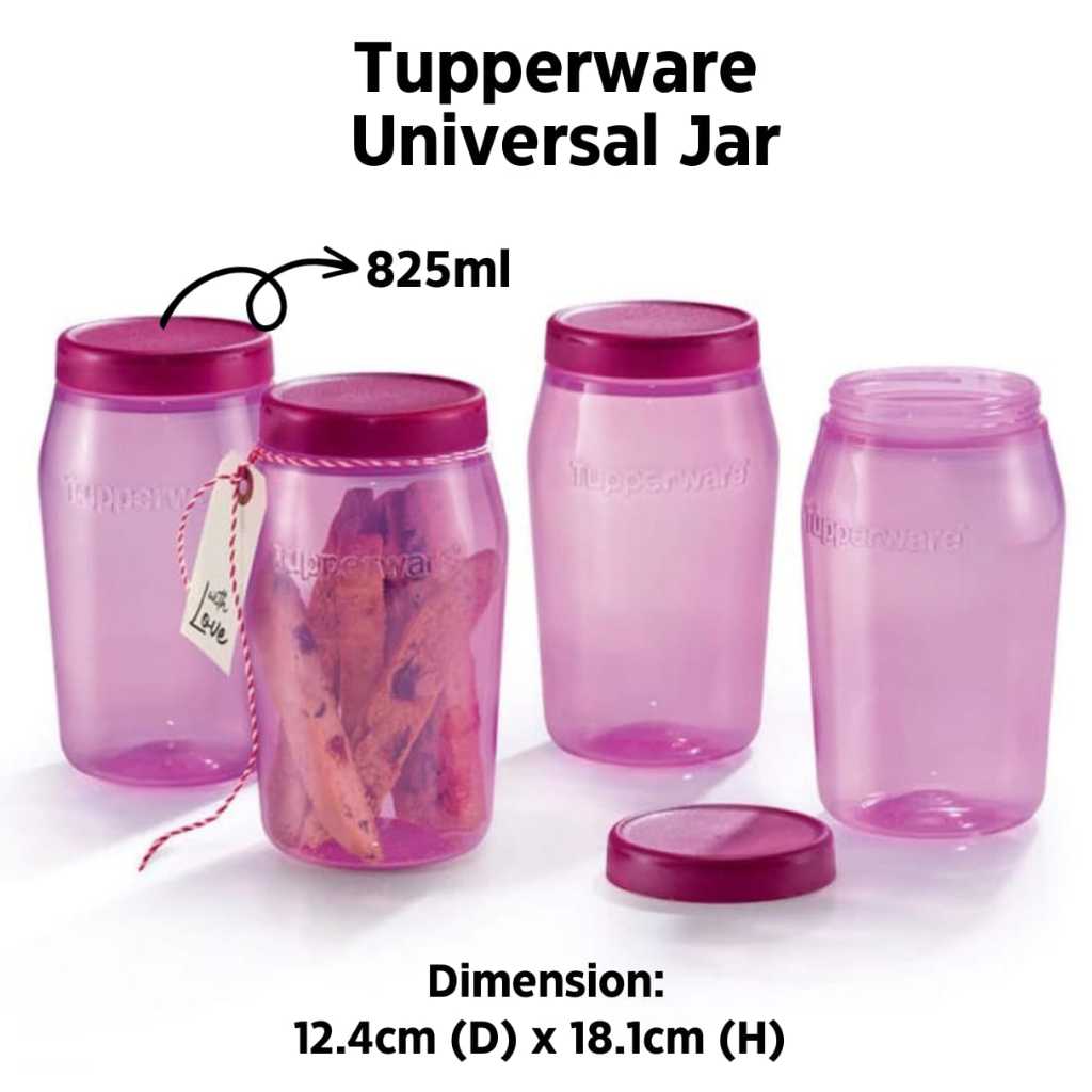 Tupperware Universal Jar 825ml (1 Pcs) | Shopee Malaysia