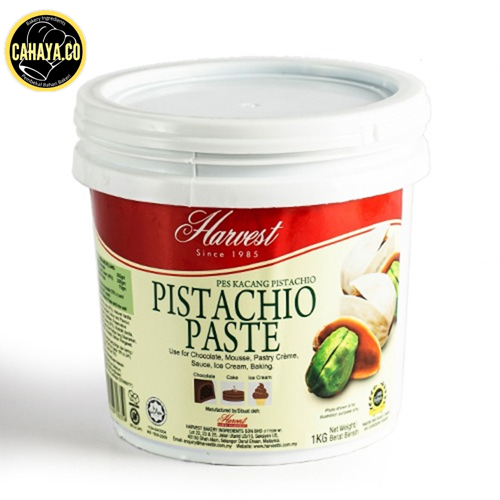 Harvest Pistachio Paste/Pes Kacang pistachio 开心果酱 *HALL* (200g/500g/1kg ...