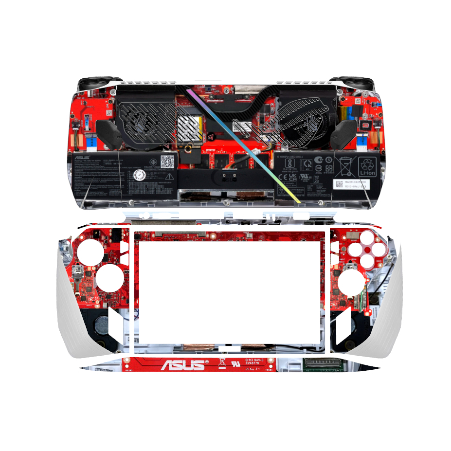 ROG Ally Customize Full Wrap Skin Sticker Black Shark 3/3 Pro Teardown ...