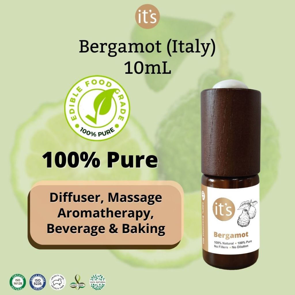 Bergamot Essential Oil - 100% Pure, Natural, Single Origin, Therapy ...