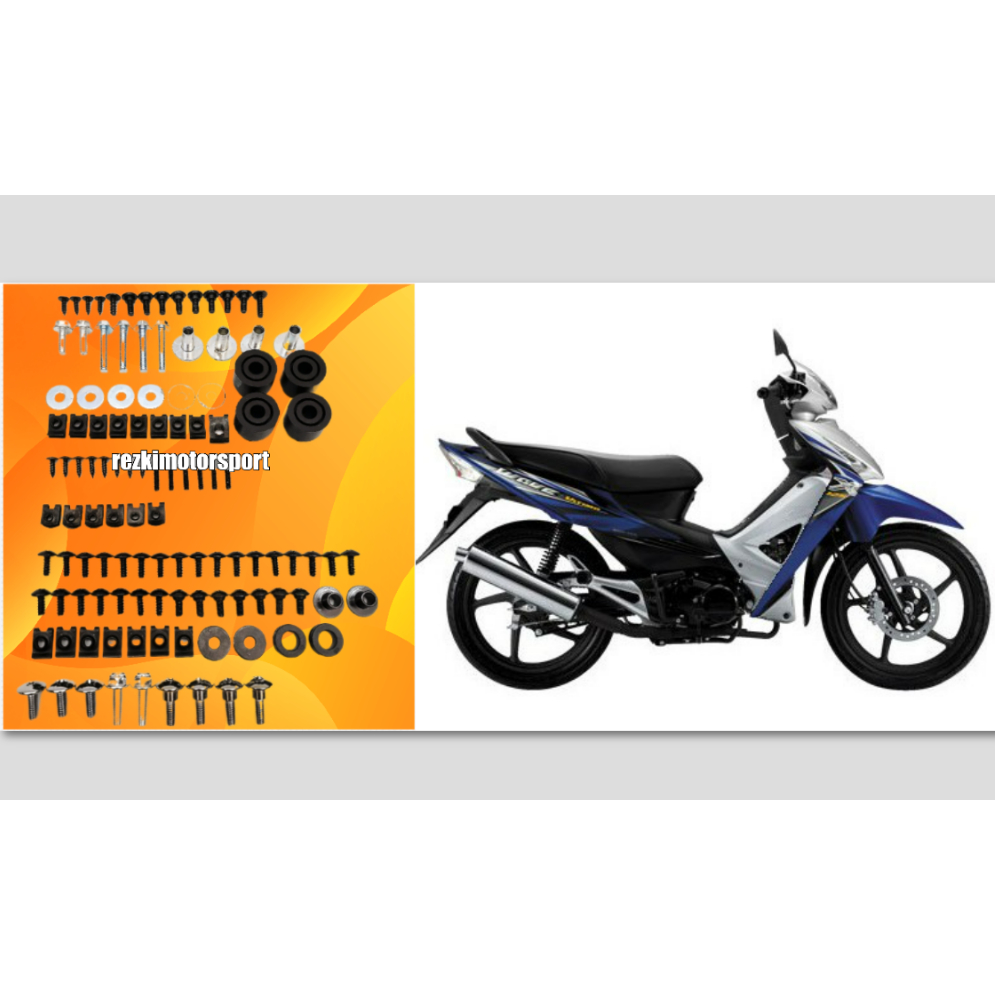Wave Ultimo Screw Penuh Dada Body Shield Rezkimotorsport Honda Tahan ...