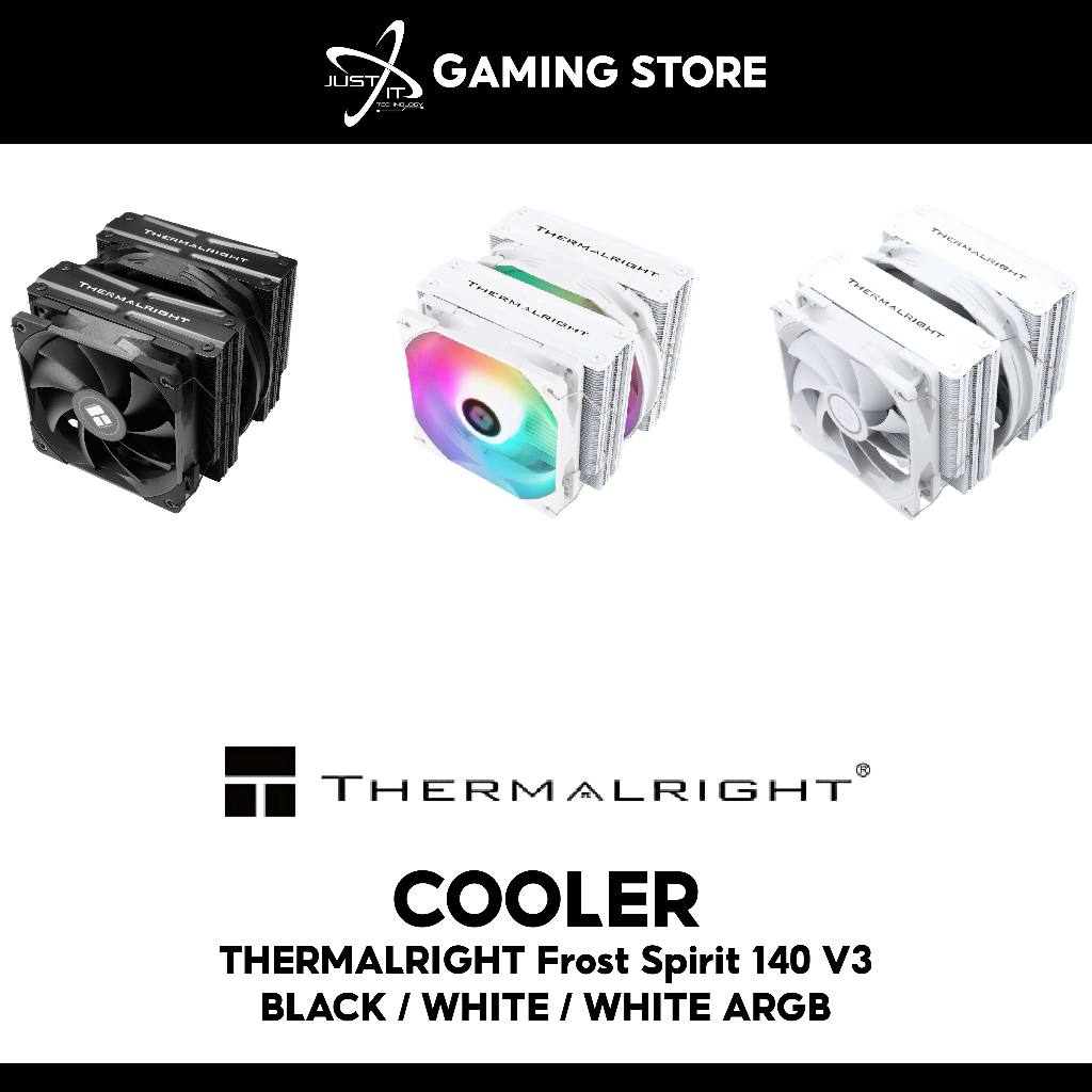 THERMALRIGHT FROST SPIRIT 140 BLACK / WHITE / ARGB WHITE V3 CPU COOLER ...