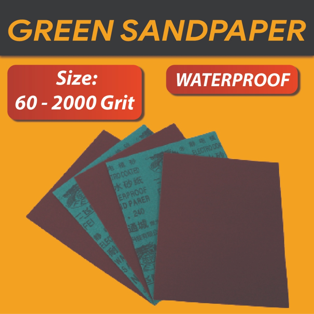 Sand Paper WaterProof Wet Dry MT Kertas Pasir Kalis Air Kertas Pasir 砂纸 ...