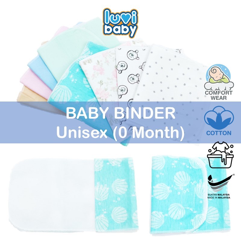 Luvi Baby Newborn Baby Abdominal Binder Baby Velcro Tape Bellyband ...