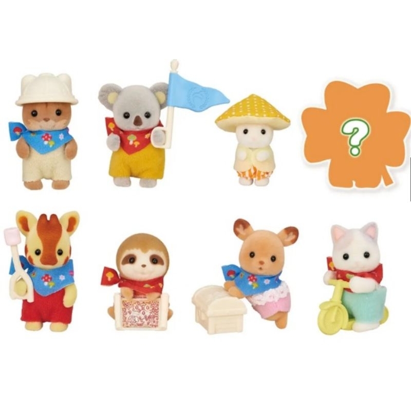 Sylvanian Families Japan Secret Forest Cottage Baby Collection | Shopee ...