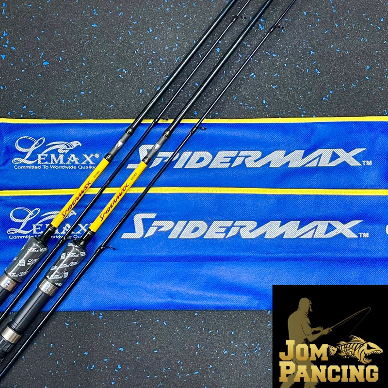 【Jom Pancing】LEMAX SPIDERMAX SPINNING FISHING ROD,Joran Mancing ...